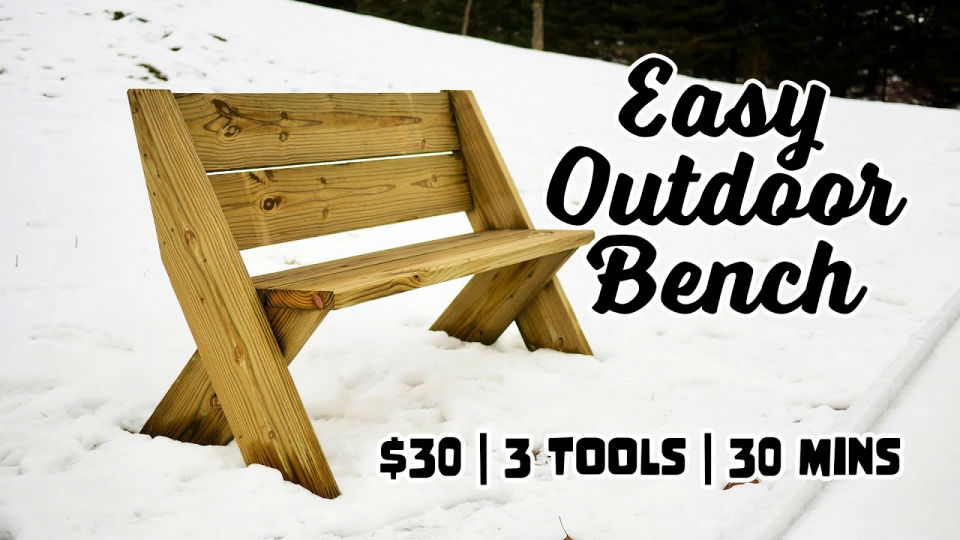 30 DIY Outdoor Bench Plans You Can Build Using Wood
