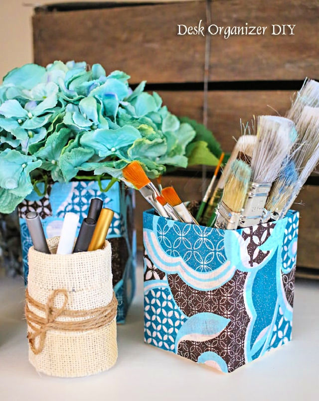 30 DIY Desk Organizer Ideas (How to Make)
