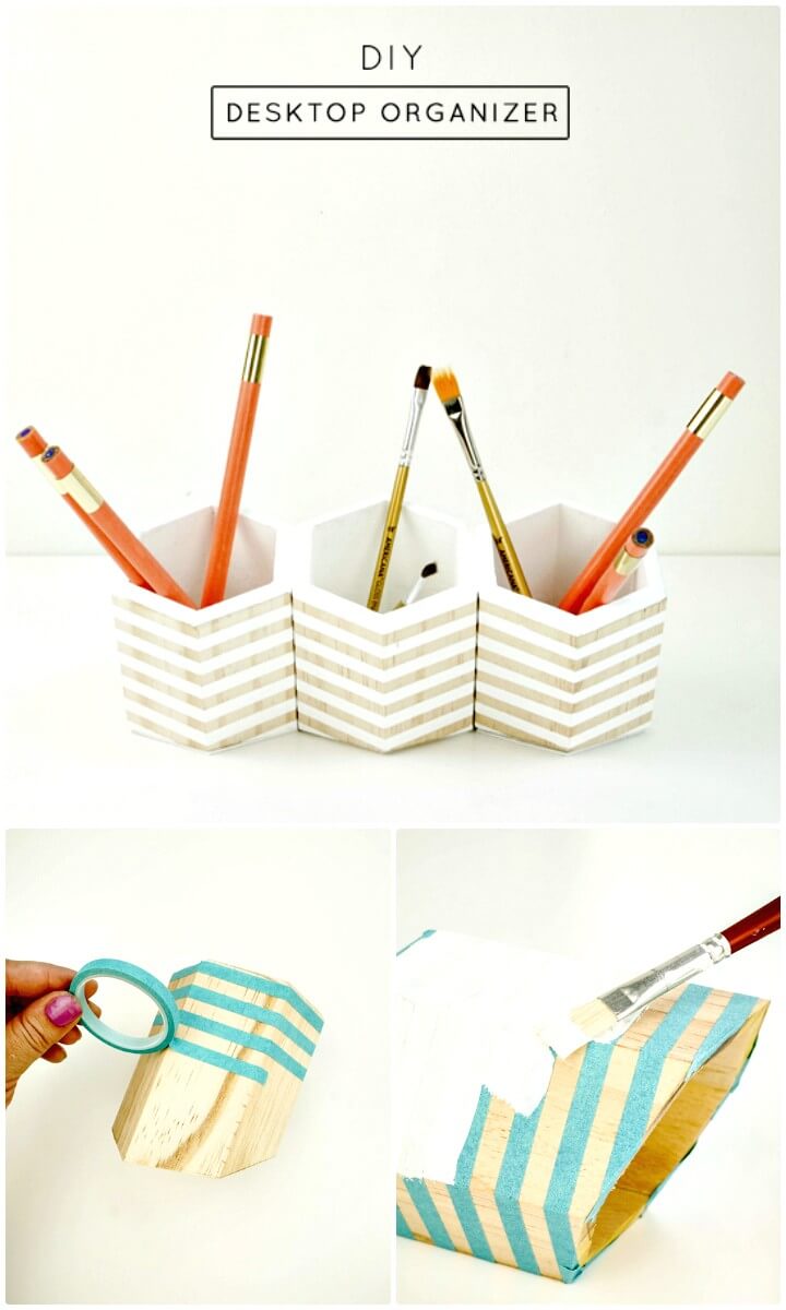30 DIY Desk Organizer Ideas (How to Make)