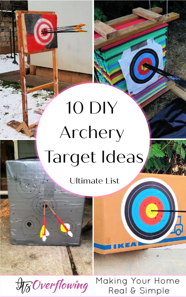 10 Homemade DIY Archery Target Ideas (How to Make)
