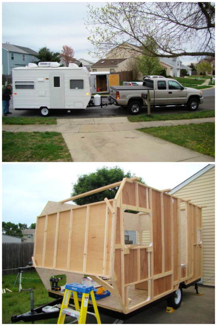 20 DIY Camper Trailer Ideas (How to Build a Camper)