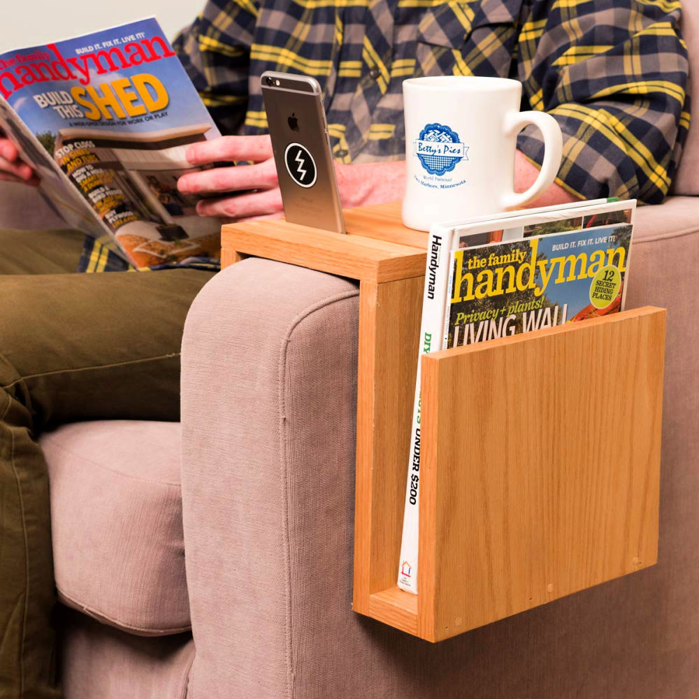 20 Best Sofa Arm Table Ideas You Can Make • Its Overflowing