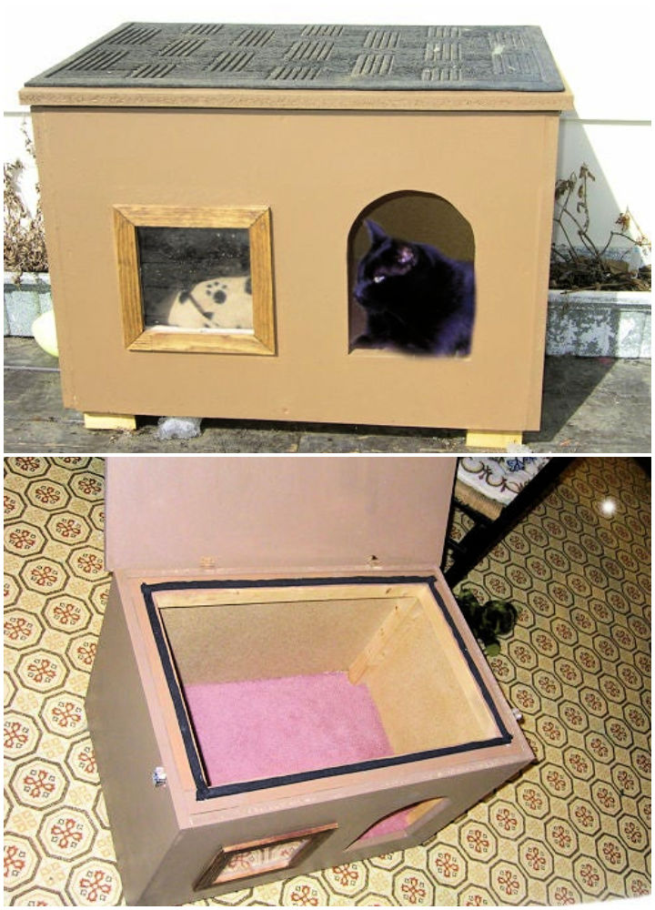 30 Free Diy Outdoor Cat House Plans How To Build