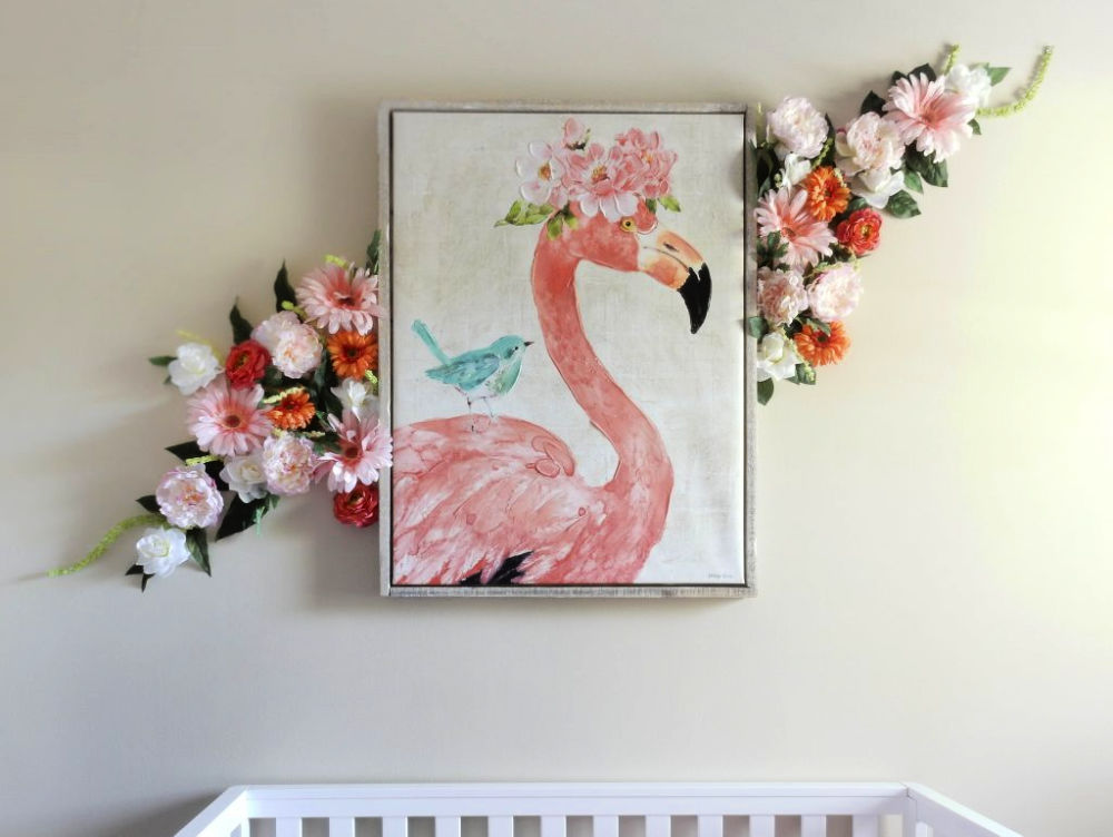 20 Simple DIY Flower Wall Decor Ideas