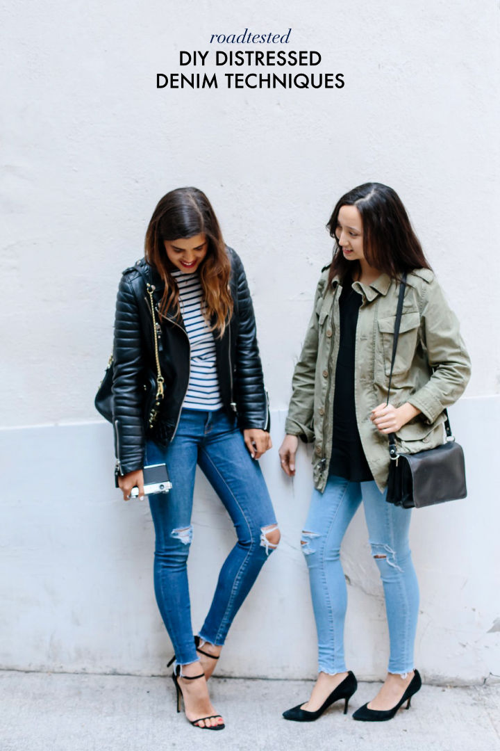 How to Distress Jeans | 15 DIY Distressed Jeans Tutorial