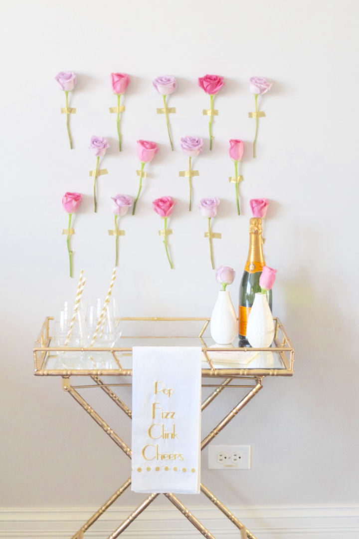 20 Simple DIY Flower Wall Decor Ideas • Its Overflowing