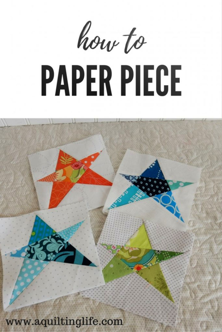 20 Free Paper Piecing Patterns for Beginners - Print/Downlaod