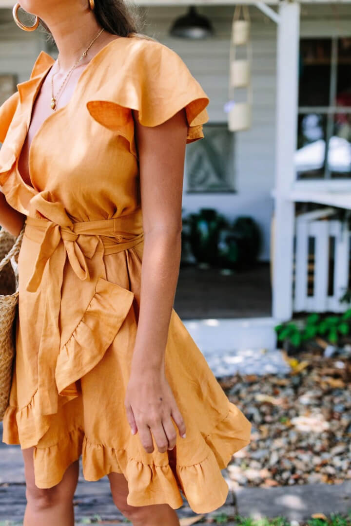 16 Best Wrap Dress Patterns (Free PDF Pattern)