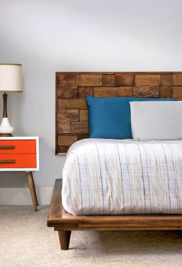30 Simple DIY Wood Headboard Ideas You Can Build Yourself