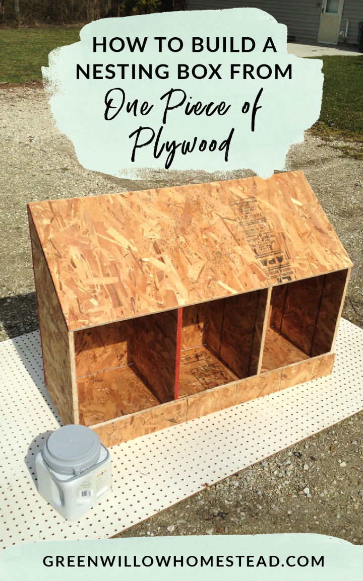 20 Free Plans To Build Chicken Nesting Boxes On Budget