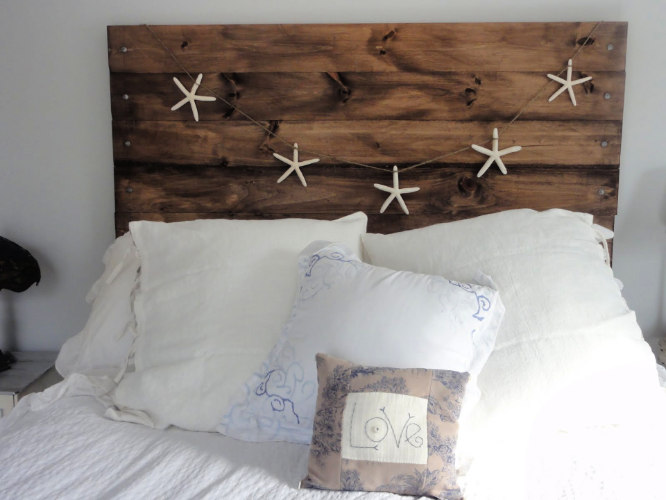 30 Simple DIY Wood Headboard Ideas You Can Build Yourself