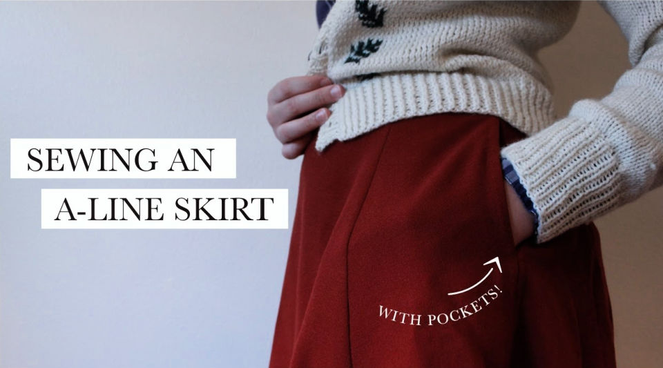 A Line Skirt Pattern (15 Free Patterns To Try)