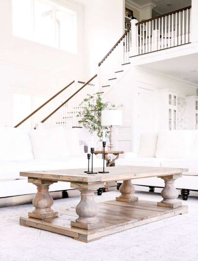 10 DIY Balustrade Coffee Table Plans To Build Your Own