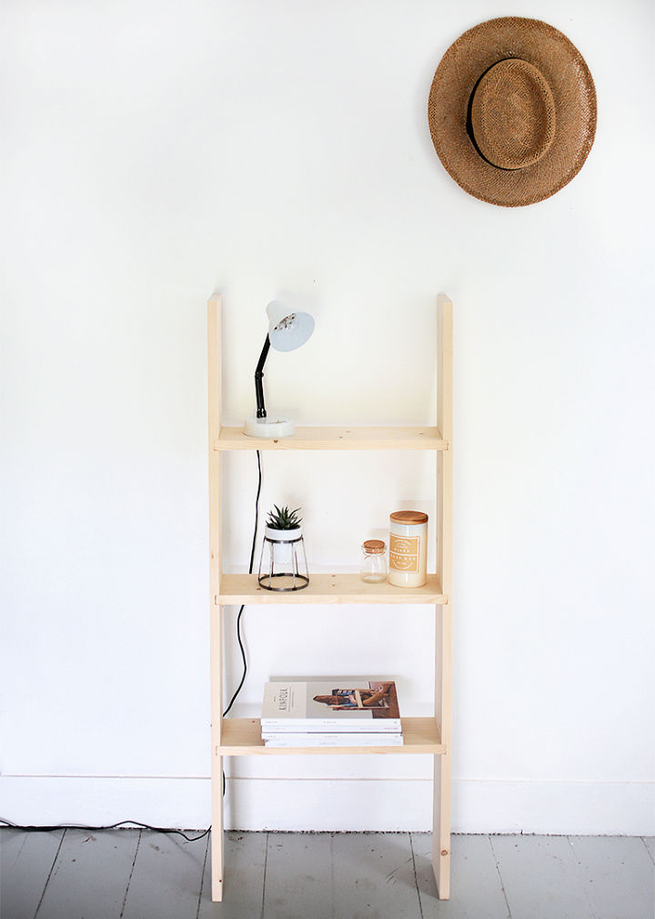 25 Easy DIY Ladder Shelf Plans (How To Build Guide)