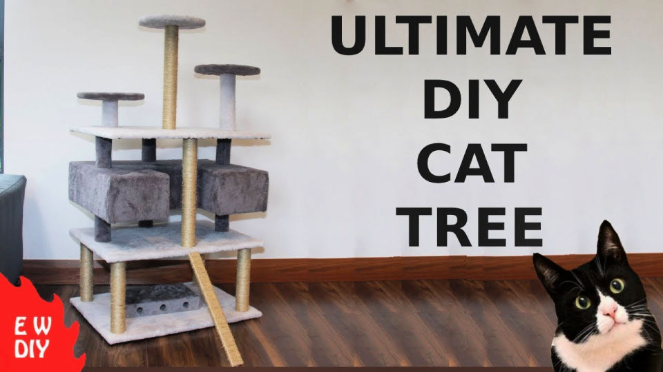 22 Free DIY Cat Tree Plans (How to Build a Cat Tree)