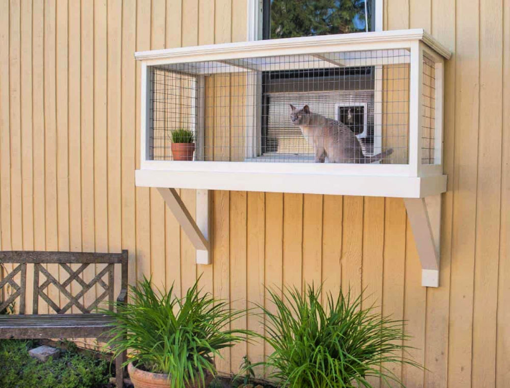 30 Free Diy Catio Plans Diy Outdoor Cat Enclosure
