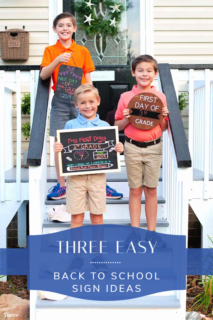 32 First Day Of School Signs (Free Printable & Ideas) 2019-2020