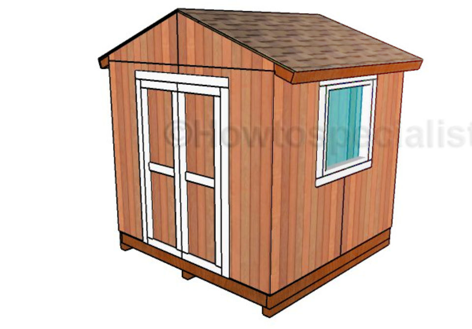 7 Free 8x8 Shed Plans to Build for Garden Storage