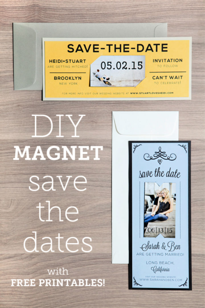30 Unique DIY Save The Dates Ideas | Creative Save the Date Ideas