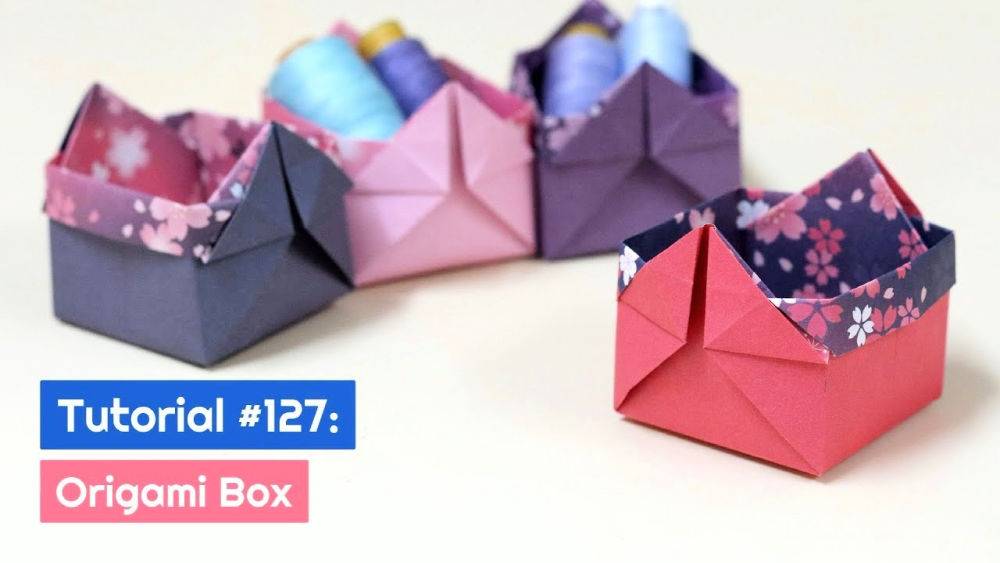 20 Quick and Easy Origami Box Folding Instructions & Ideas