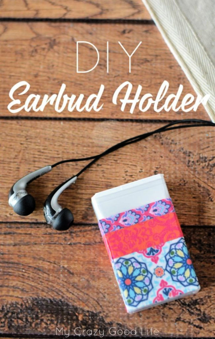 20 Easy DIY Earbud Holder Ideas (Step by Step)