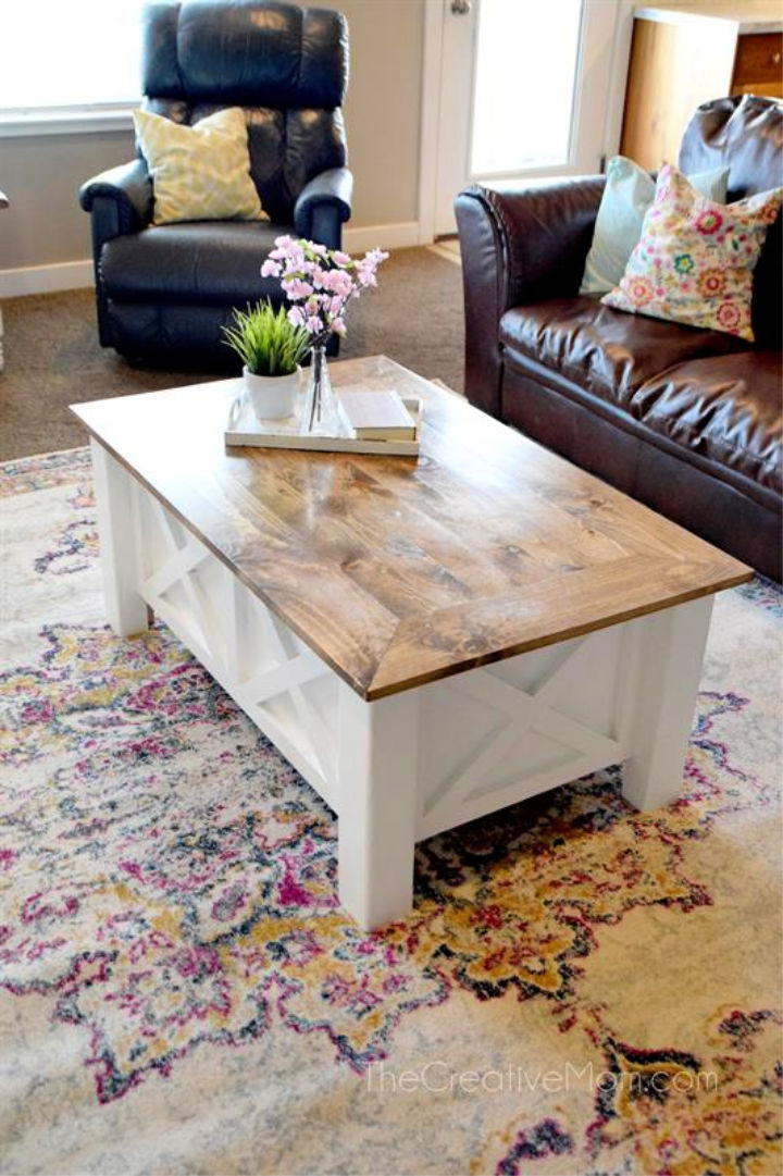 20 Easy DIY Farmhouse Coffee Table Plans You Can Build