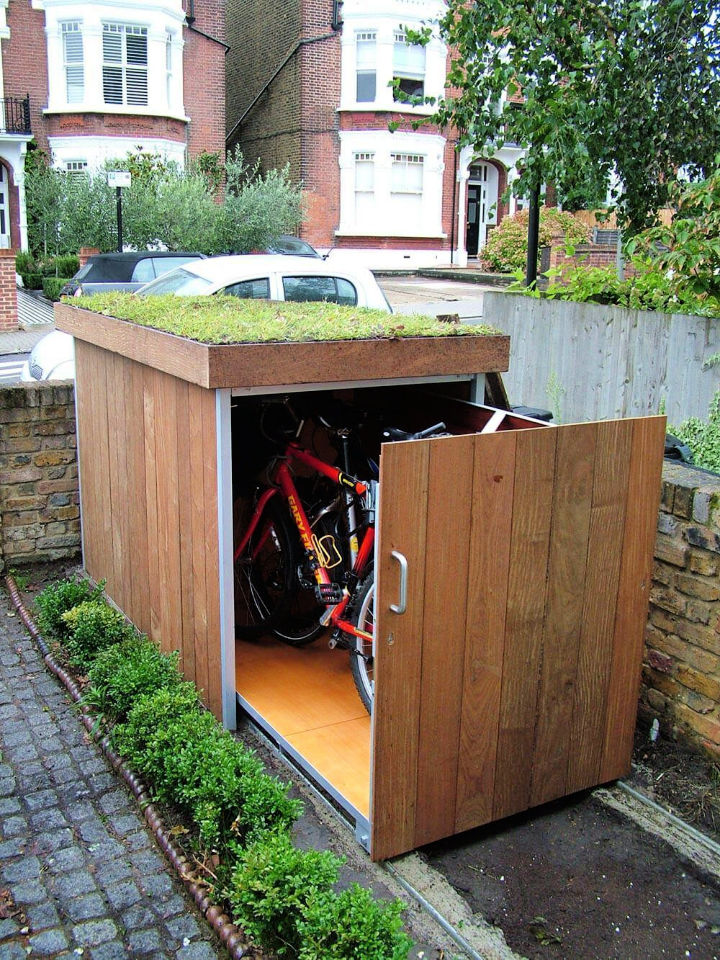20 Free DIY Bike Shed Plans (Outdoor Bike Storage)