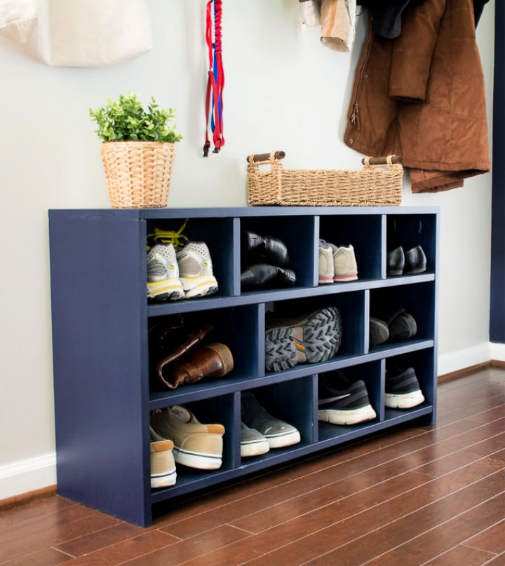 15 Free DIY Shoe Cubby Plans - How To Build Shoe Cubbies