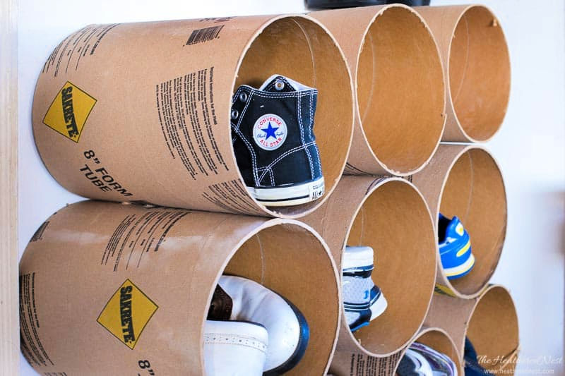 15 Free DIY Shoe Cubby Plans - How To Build Shoe Cubbies