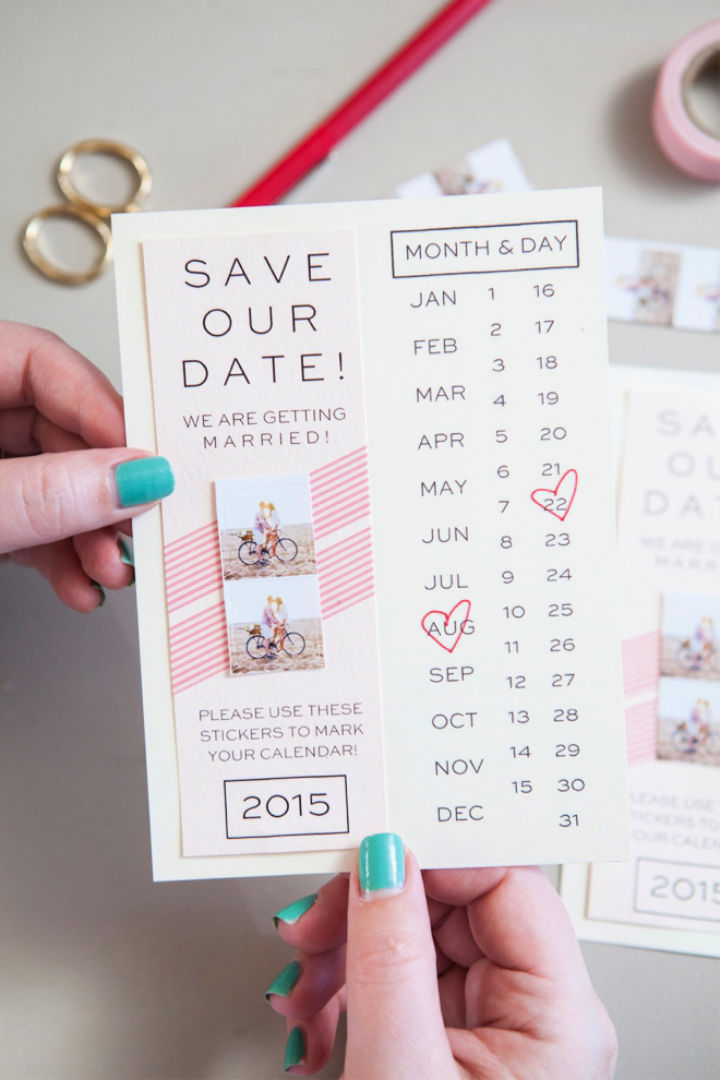 30 Unique DIY Save The Dates Ideas