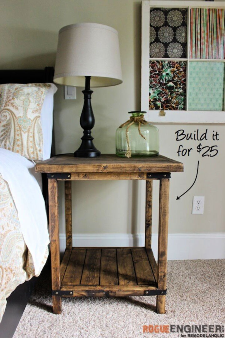 12 Rustic End Tables That You Can DIY by Yourself