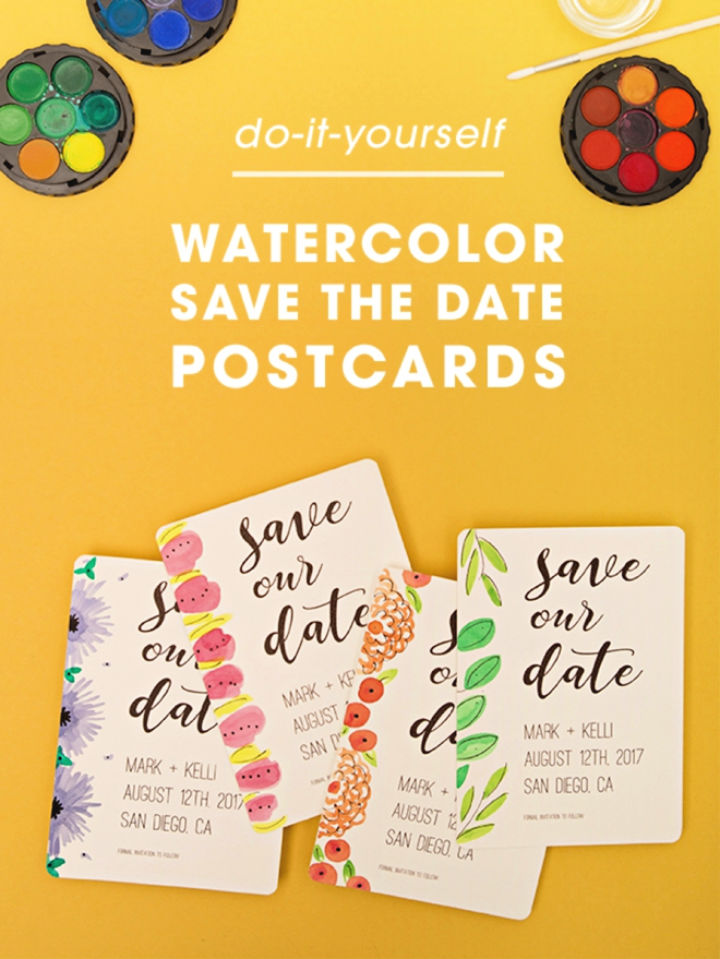 30 Unique DIY Save The Dates Ideas
