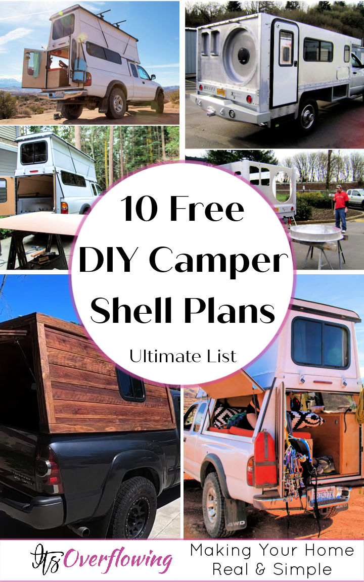 10 Homemade DIY Camper Shell Plans To Build Your Own
