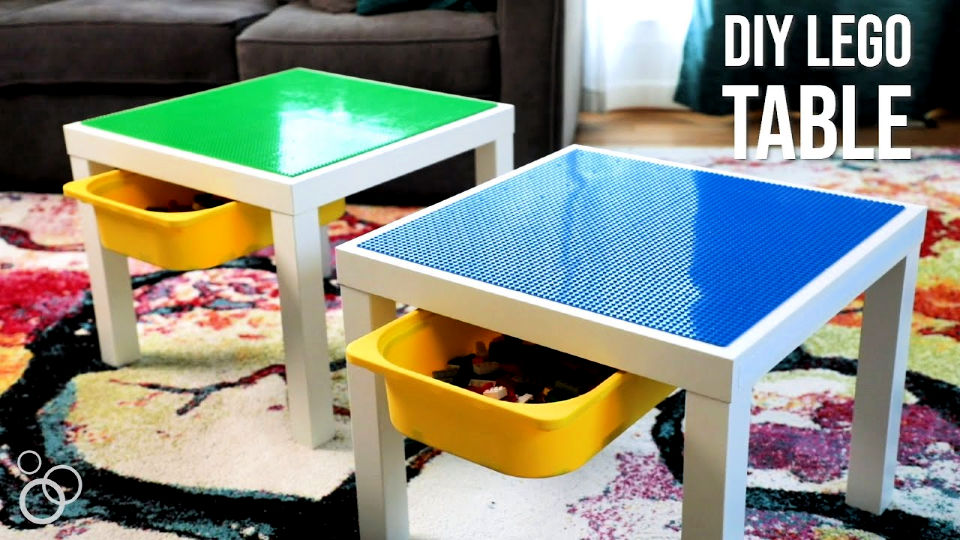 25 Homemade DIY Lego Table Ideas with Storage