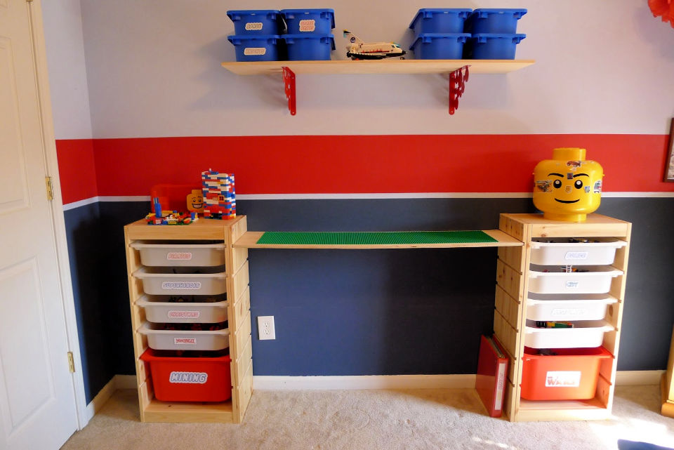 25 Homemade DIY Lego Table Ideas with Storage