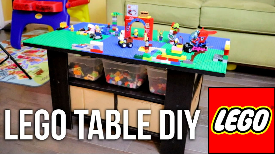 25 Homemade DIY Lego Table Ideas with Storage