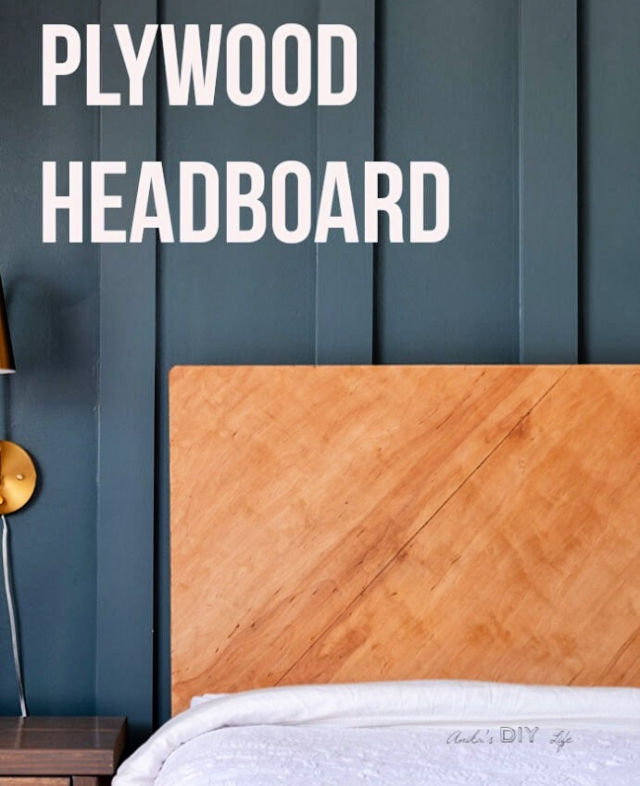 30 Simple DIY Wood Headboard Ideas You Can Build Yourself