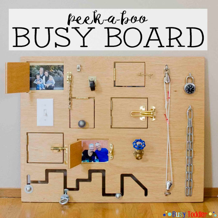 15 Homemade DIY Busy Board Ideas (How To Guide)