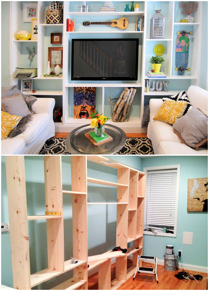 15 Easy DIY Built in Shelves (How to Build Yours)