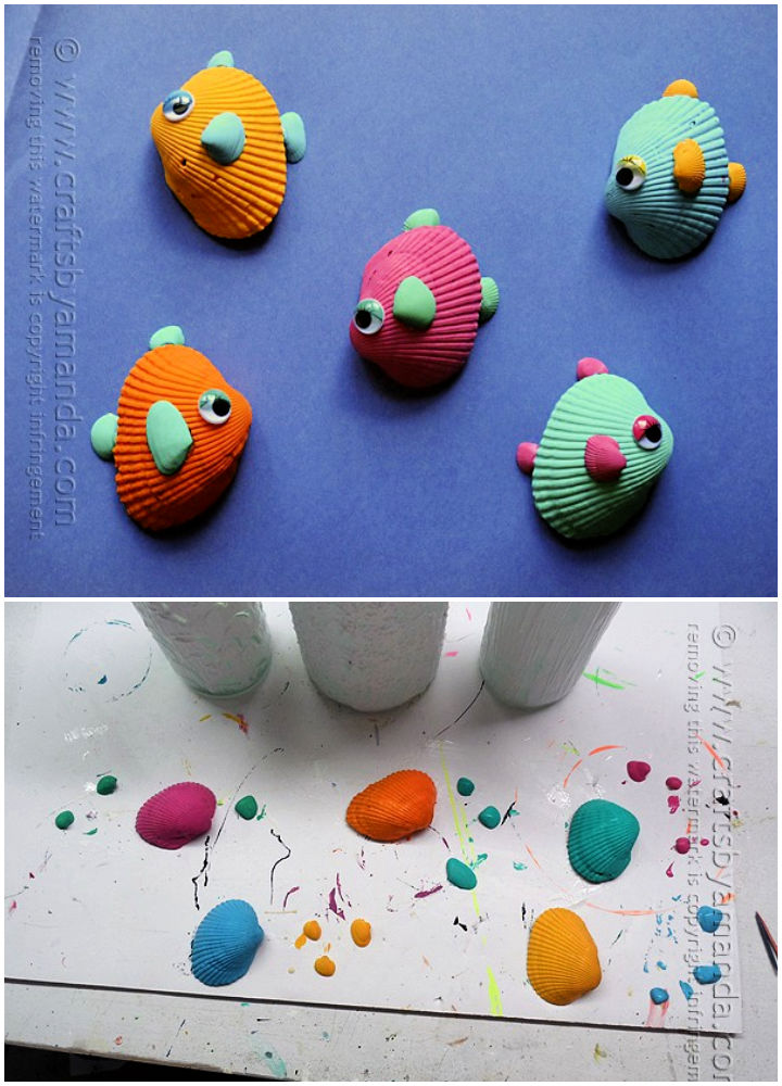 Seashell Crafts: 25 Easy Seashells Art and Decor Ideas