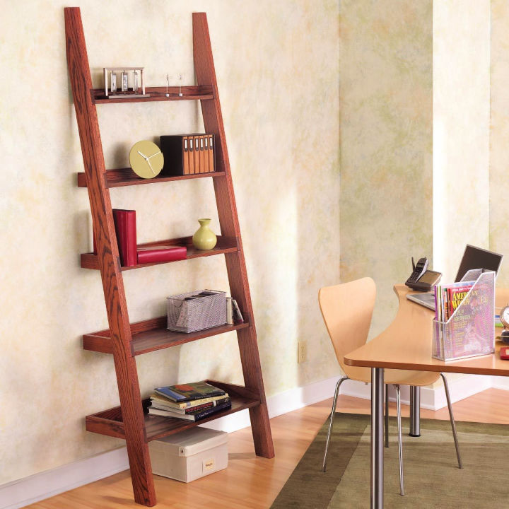 25 Easy DIY Ladder Shelf Plans (How To Build Guide)