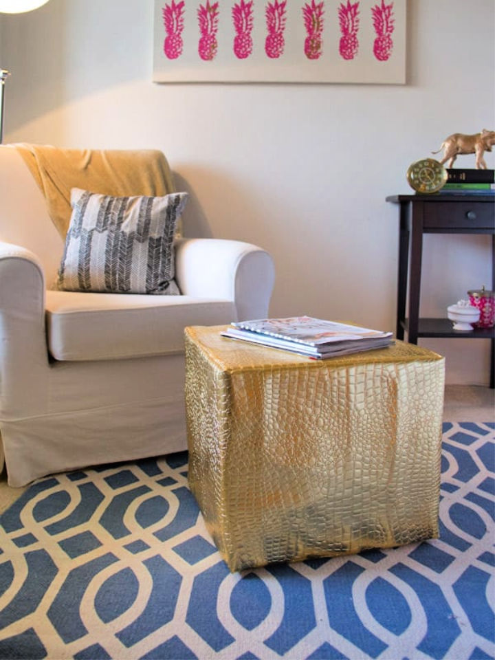 30 Easy DIY Ottoman Ideas To Make Your Own