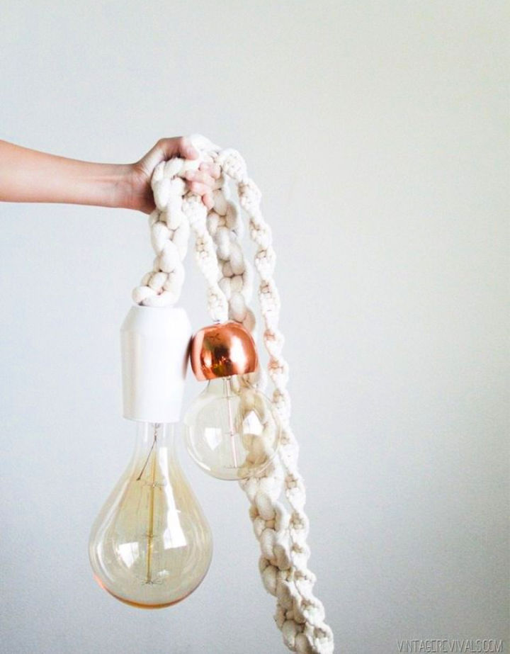 30 DIY Light Fixtures (How to Make a Lighting Fixture)
