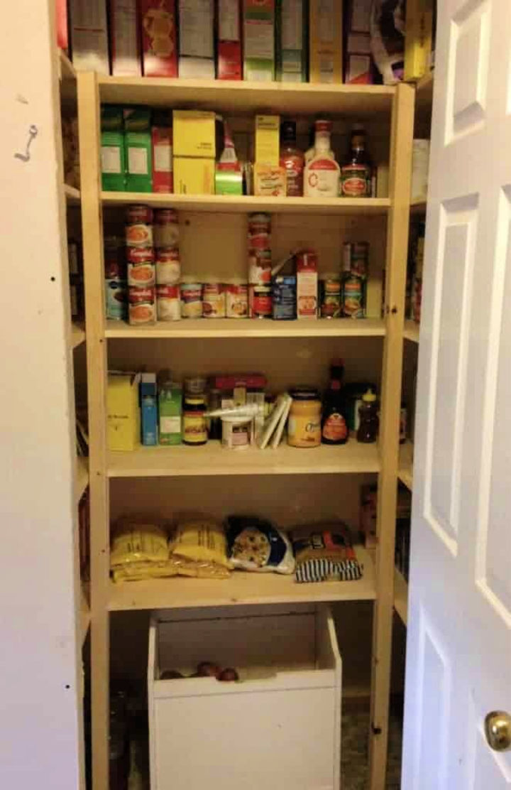 DIY Pantry Shelves (25 Cheap DIY Pantry Shelving Ideas)