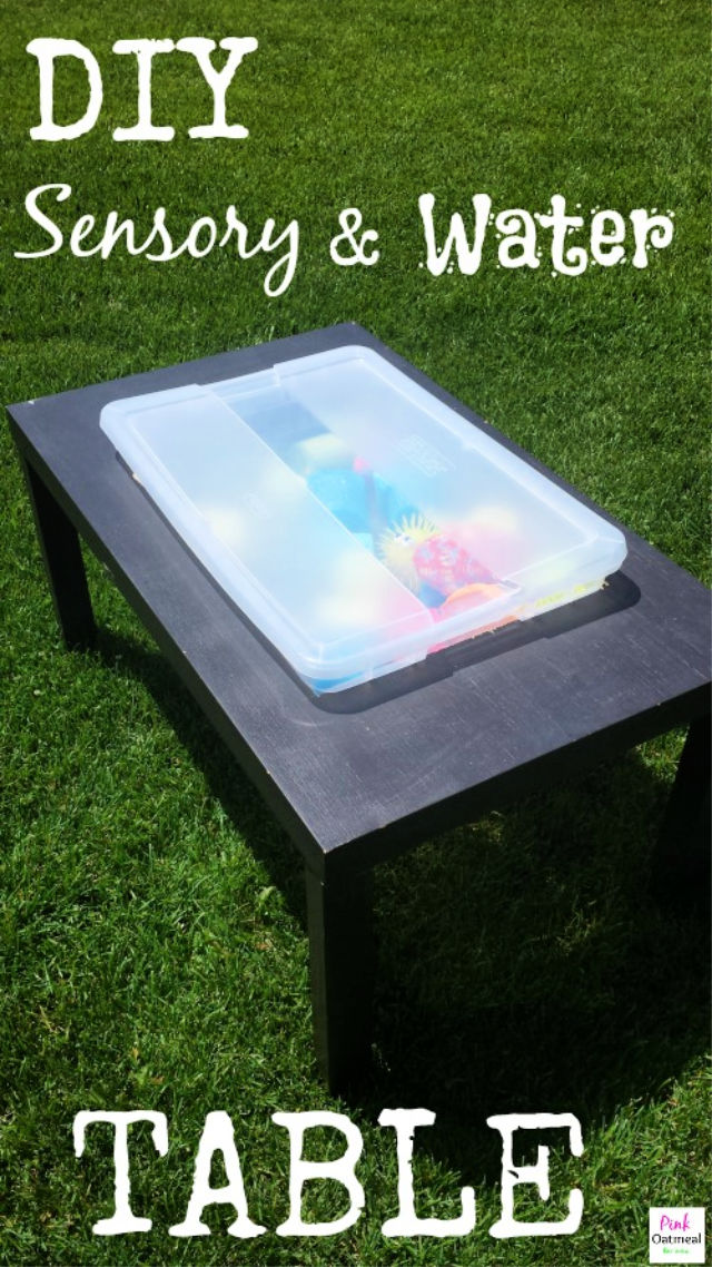 30 Homemade DIY Sensory Table Plans (How to Build)