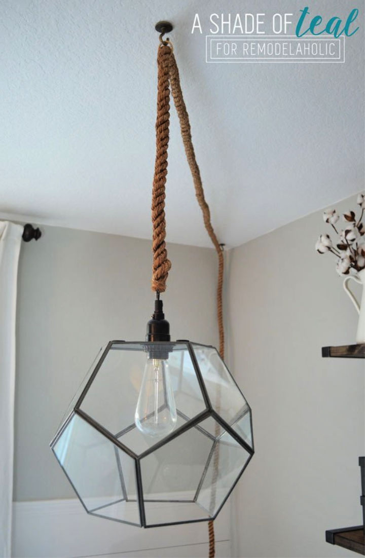 30 DIY Light Fixtures (How to Make a Lighting Fixture)