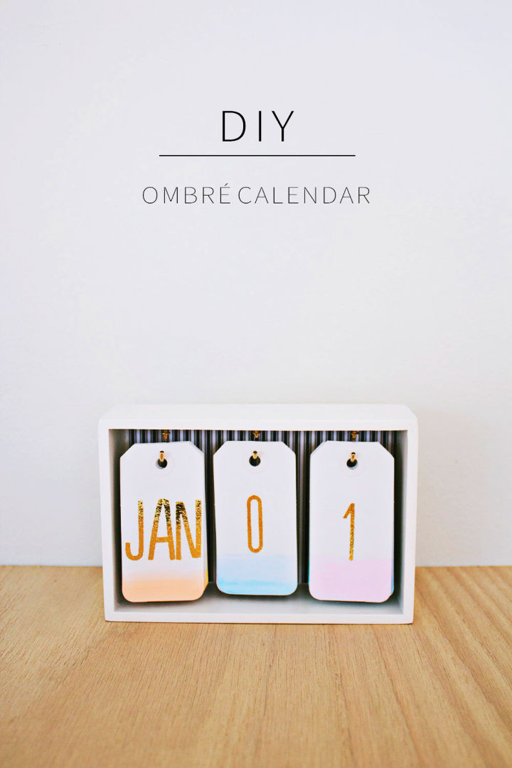 30 Easy DIY Calendar Ideas To Make Your Own Calendar