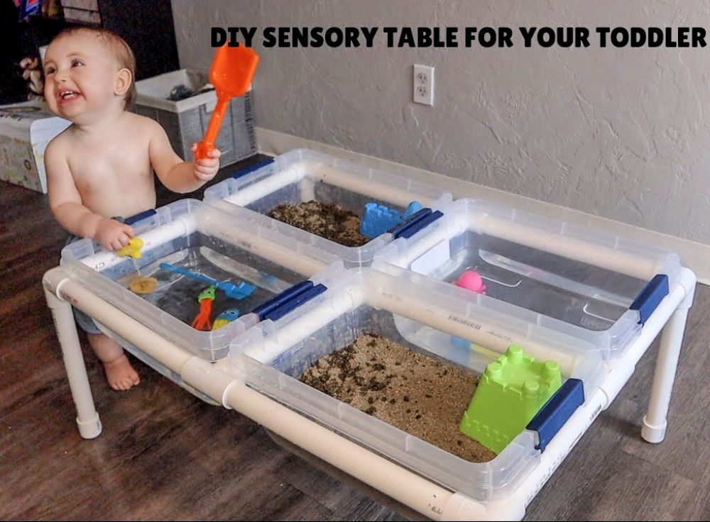 30 Homemade DIY Sensory Table Plans (How to Build)