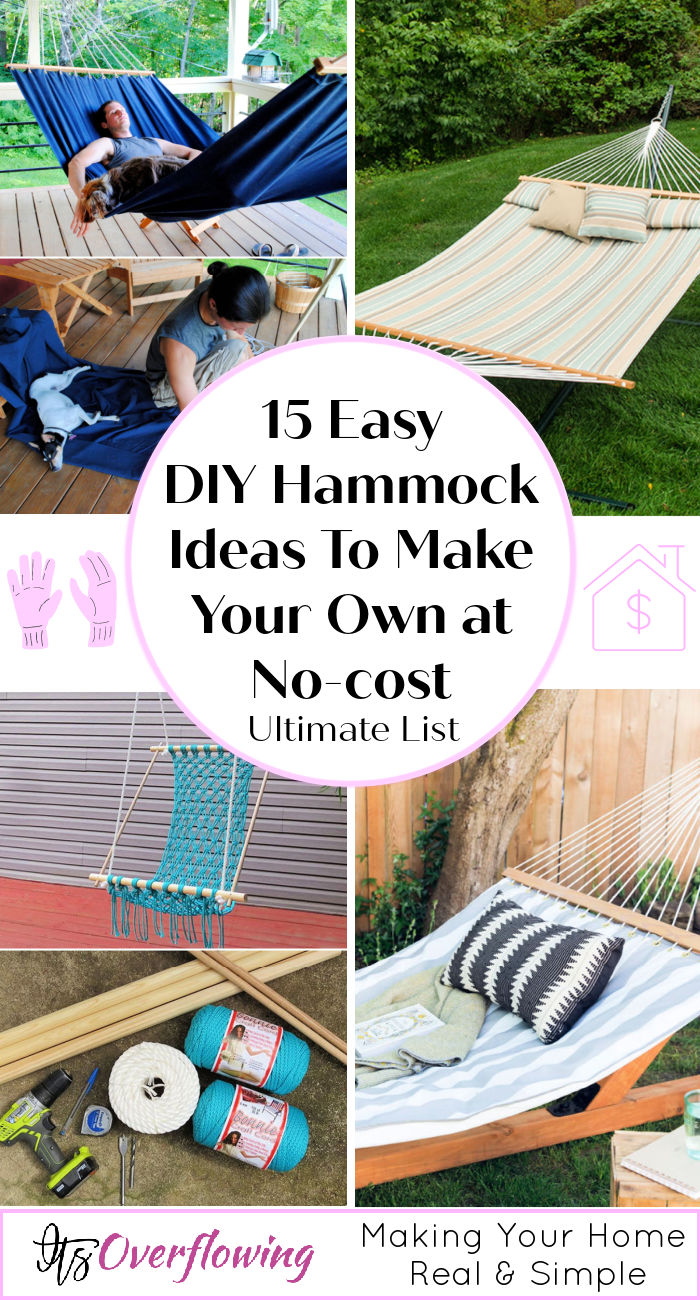 How to Make a Hammock (15 Easy DIY Hammock Ideas)