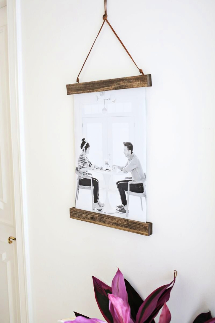25 Cheap DIY Poster Frame Ideas (How to Make)